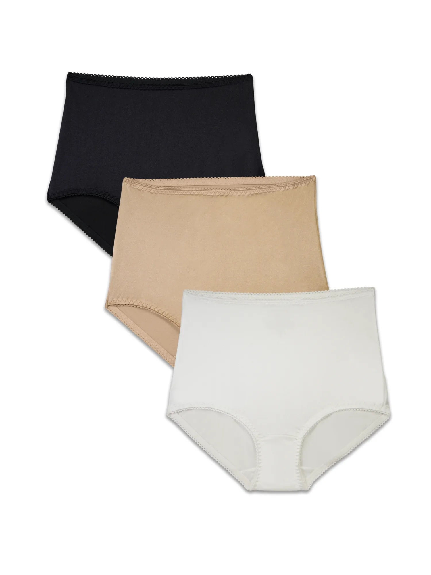 Vanity Fair Radiant Women's Smoothing Control Brief Panties 3 Pack ...