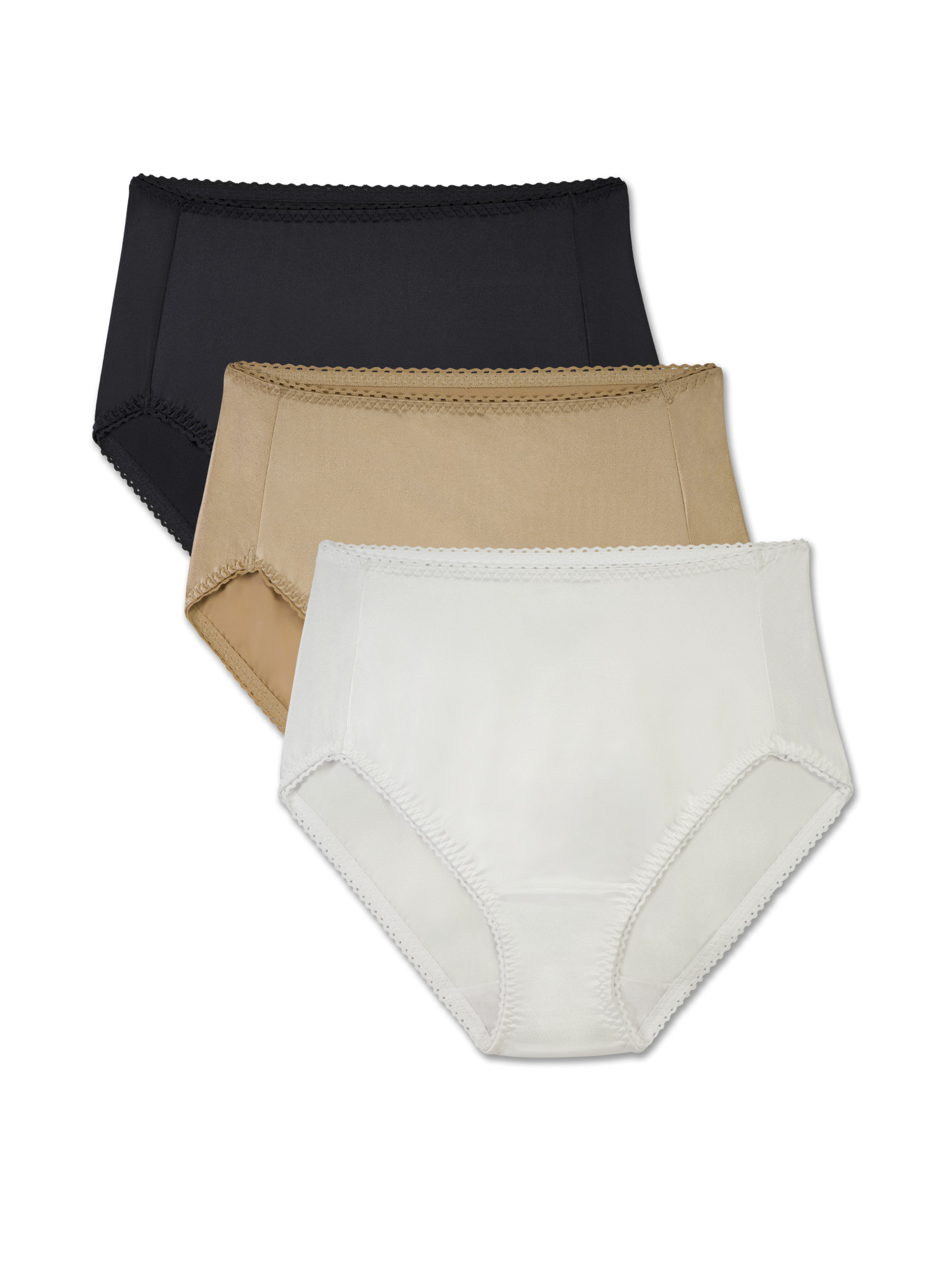 Hanes Womens Nylon Hi Cut Panties 6 Pack Style Pp73as