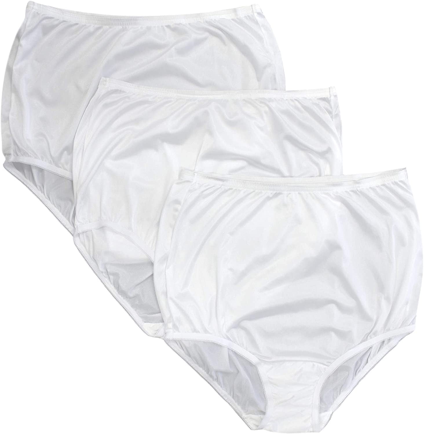Vanity Fair, Women Brief, Full-Coverage Nylon Briefs, Size SWH MULTI ...
