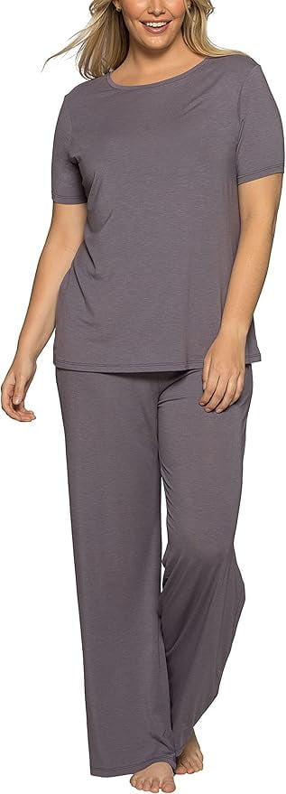 Vanity Fair Women's Beyond Comfort Modal Pajama Set, Short Sleeve, Rare ...