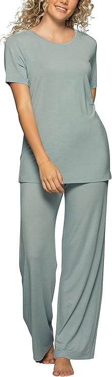 Vanity Fair Women's Beyond Comfort Modal Pajama Set, Short Sleeve ...