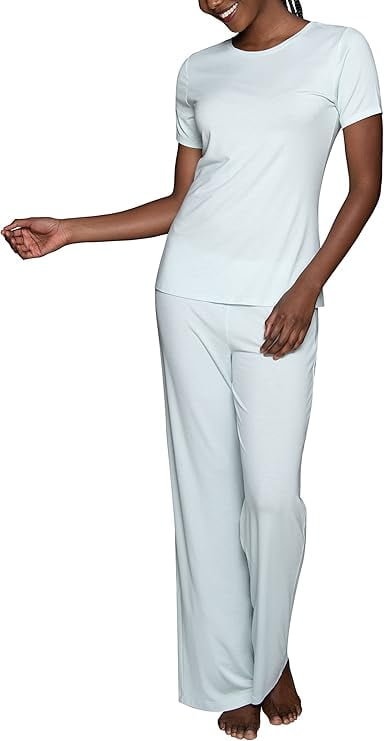 Vanity Fair Women's Beyond Comfort Modal Pajama Set, Short Sleeve ...