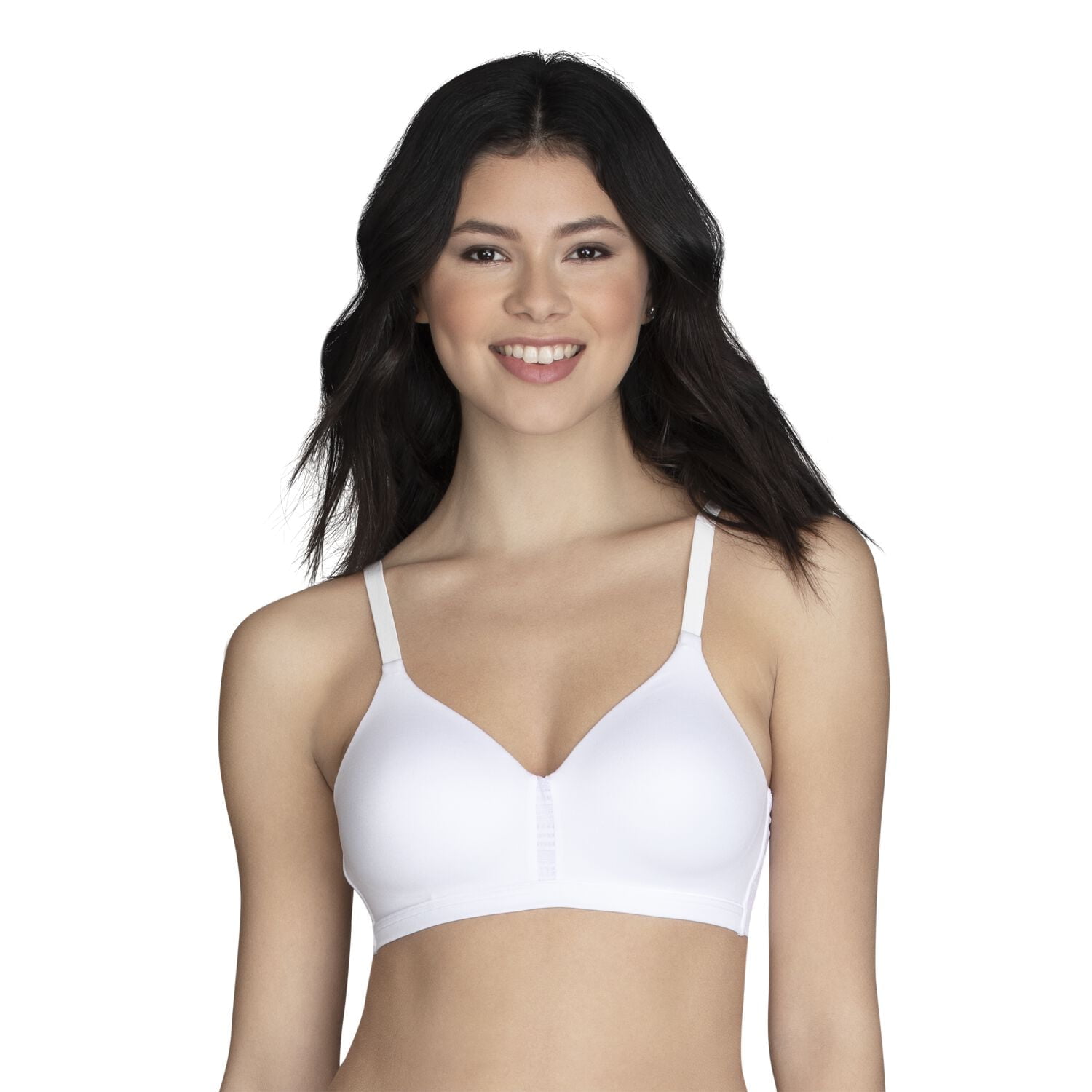 Vanity Fair Womens Beyond Comfort Full Coverage Wirefree Bra, 34D, Star White - Walmart.com