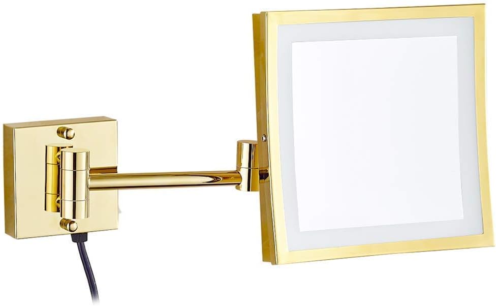 Vanity Makeup Mirrors 3X 5X Magnifying 50 LED Lights Bathroom Shaving ...