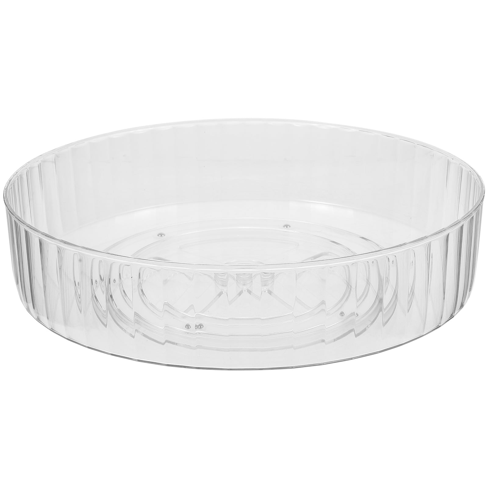 ifundom Transparent Round Rotating Tray for Kitchen Bathroom Storage ...
