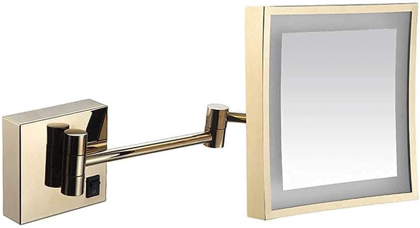 Vanity Mirror,Bathroom Shaving Mirror Wall Mounted USB Charge Makeup ...