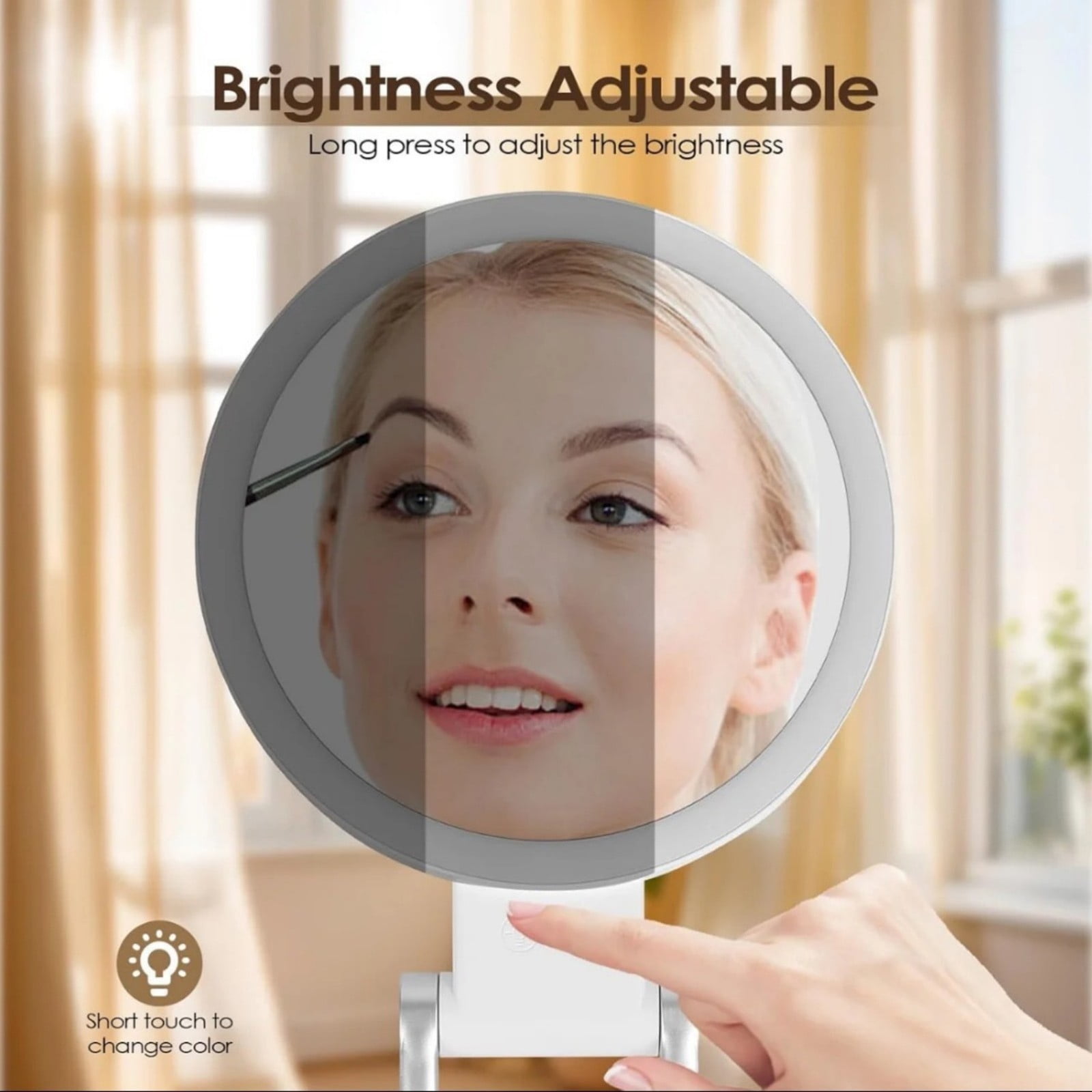 Vanity Mirror with Lights Make up with Lighting Double 1X/30X ...