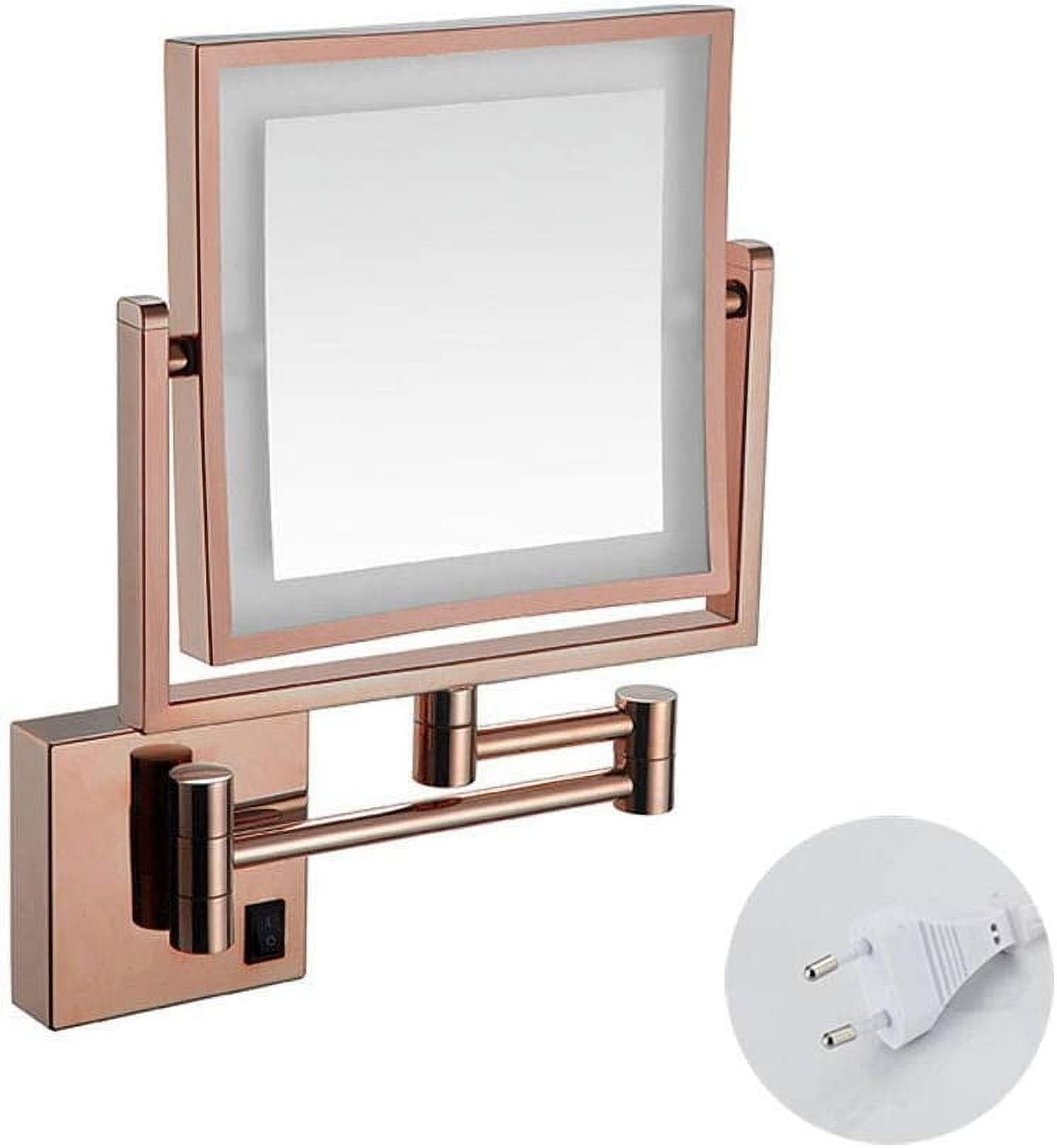 Vanity Mirror Magnifying LED Lighted Makeup Mirror 3X Magnification Two ...
