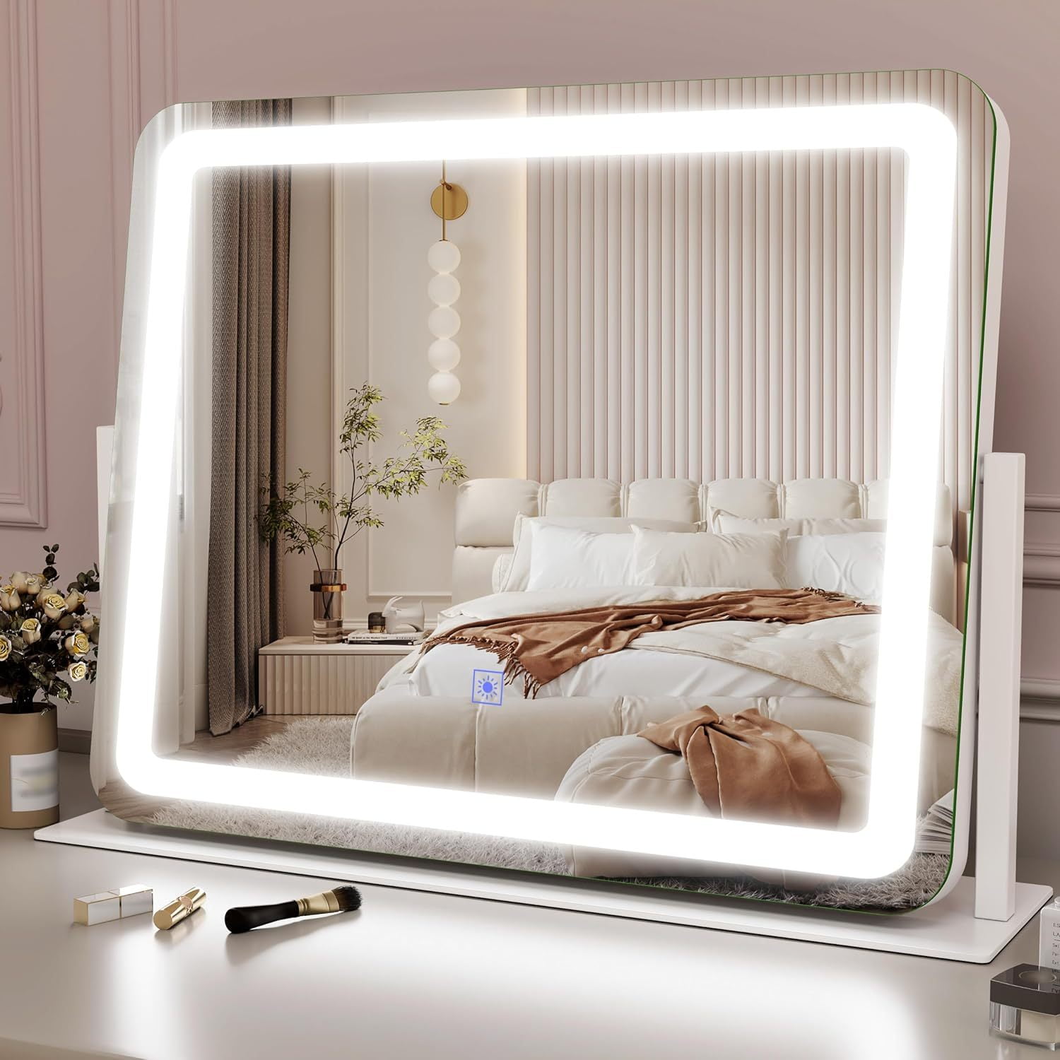 Vanity Mirror Makeup Mirror with Lights, Large Lighted Vanity Mirror ...