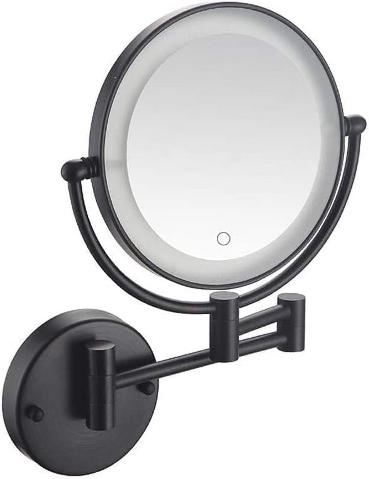 Vanity Mirror, Wall Mount LED Lighted Makeup Mirror 3X Magnifying ...