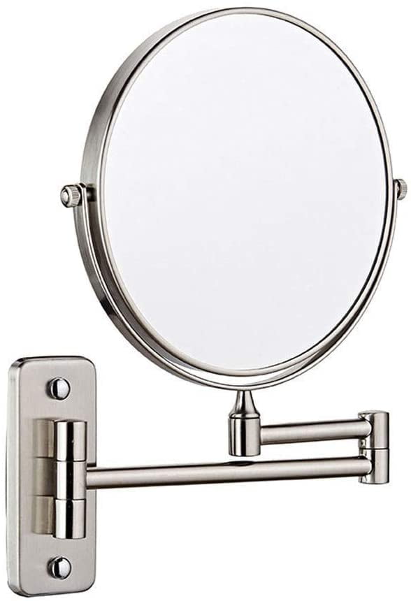 Vanity Mirror Wall Mounted Makeup Mirror 8-inch Two-Sided Swivel Wall ...