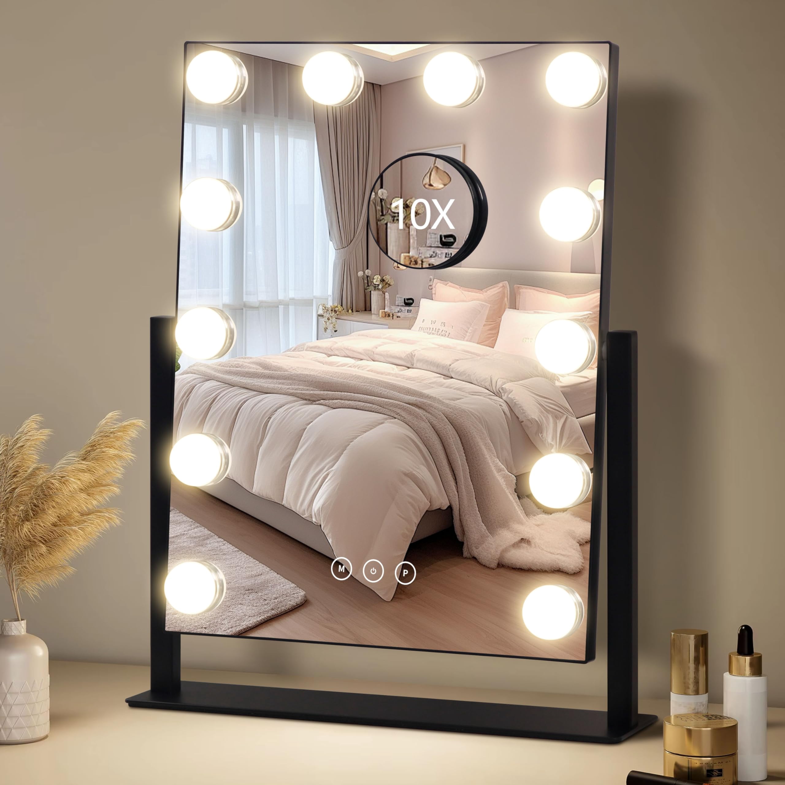 Vanity Mirror with Lights, Makeup Mirror with Lights,3 Color Lighting ...