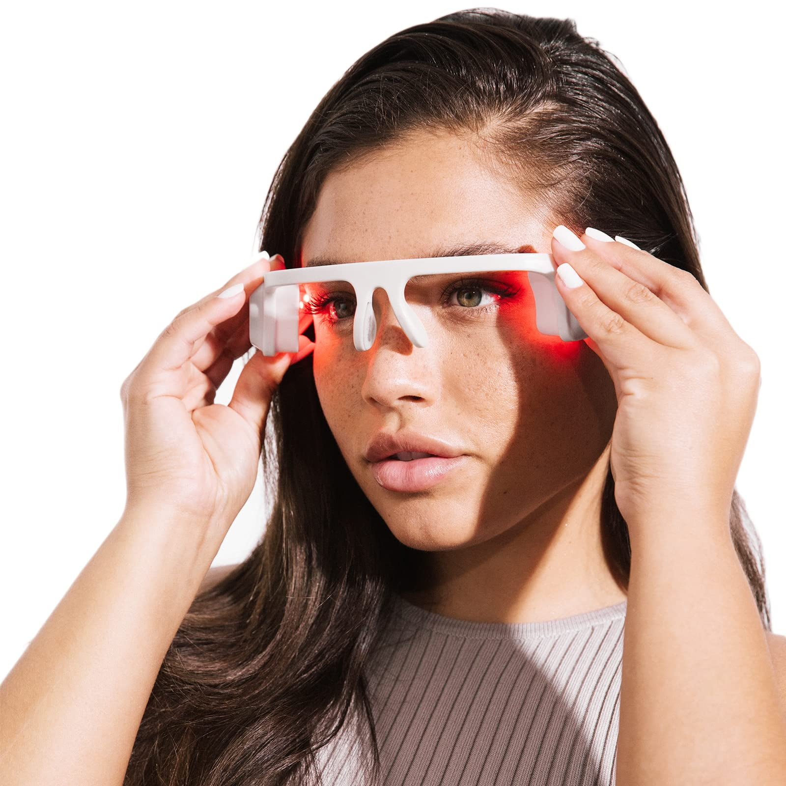 Vanity Planet Alya Red DHF10 LED Eye Glasses, Grey Shut Off Wearable ...