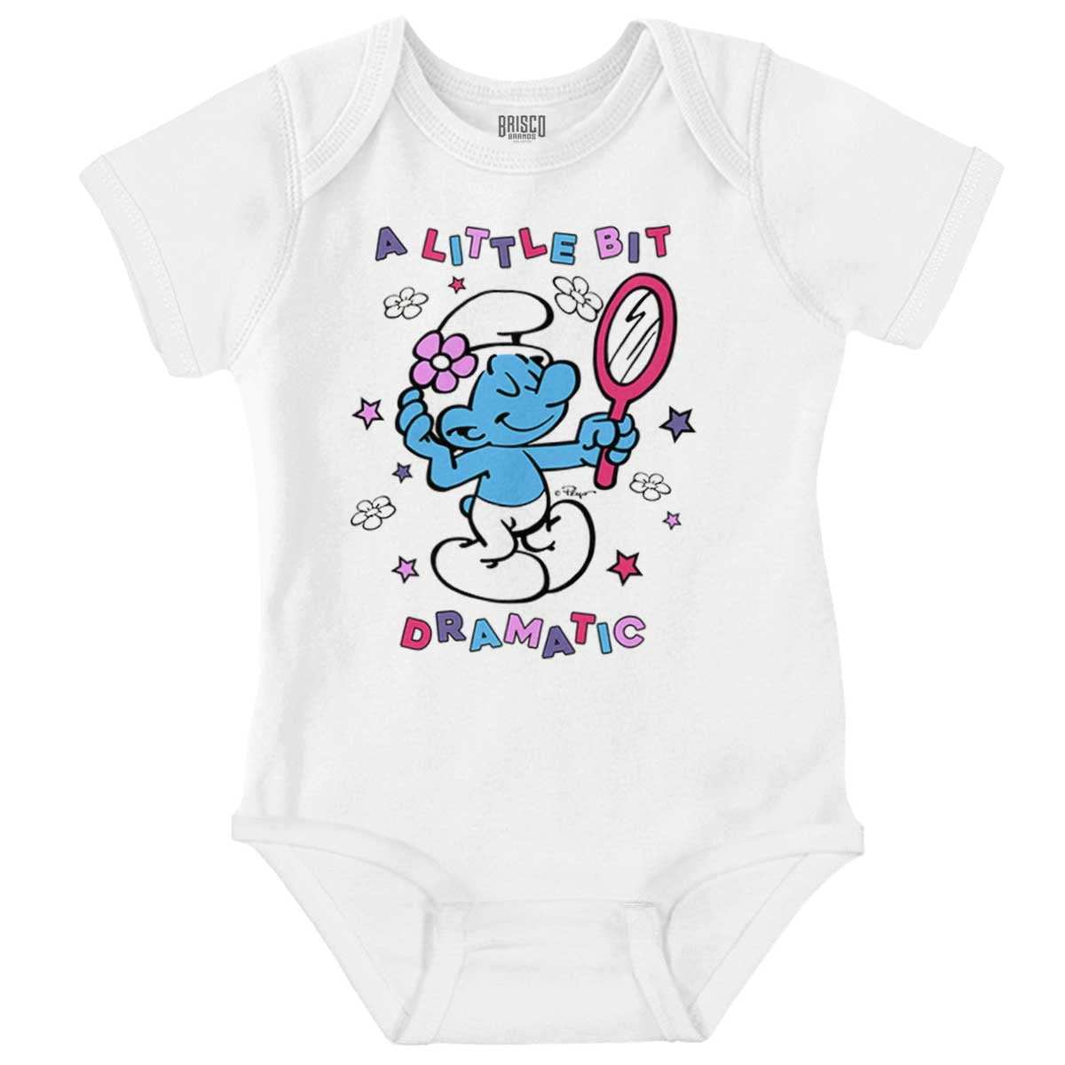Vanity Smurf A Little Bit Dramatic Bodysuit Jumper Girls Infant Baby ...