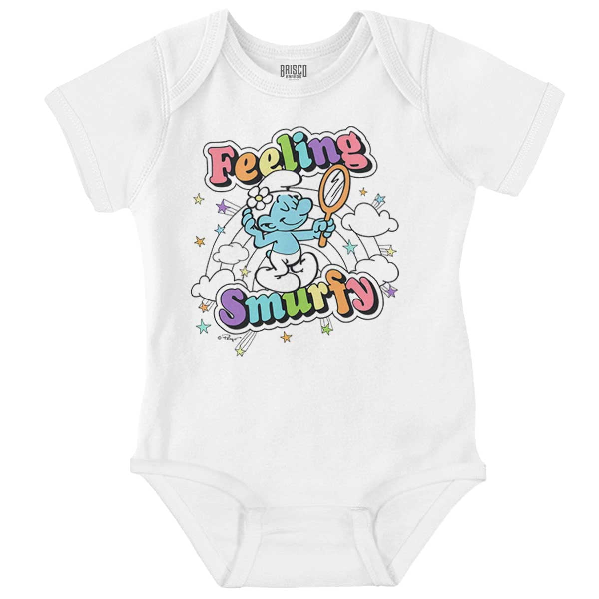 Vanity Smurf Feeling Smurfy Rainbow Bodysuit Jumper Girls Infant Baby ...