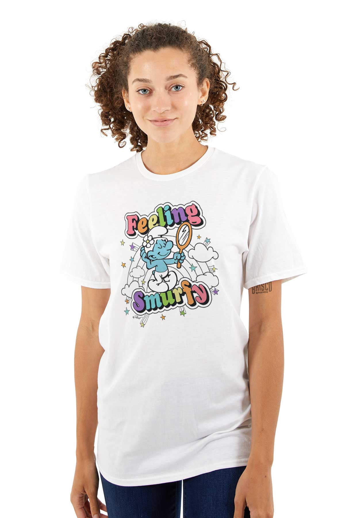 Vanity Smurf Feeling Smurfy Rainbow Women's Graphic T Shirt Tees Brisco ...