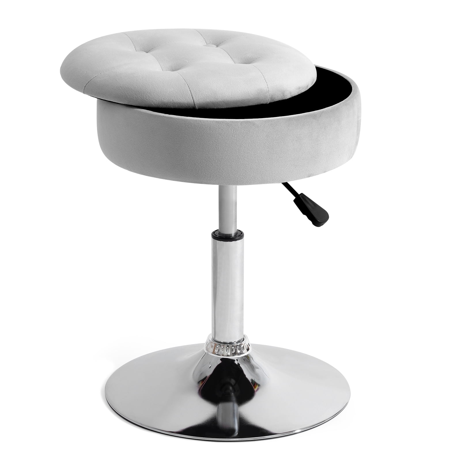 Vanity Stool, Vanity Chair for Makeup Room 360° Swivel Adjustable Stool ...