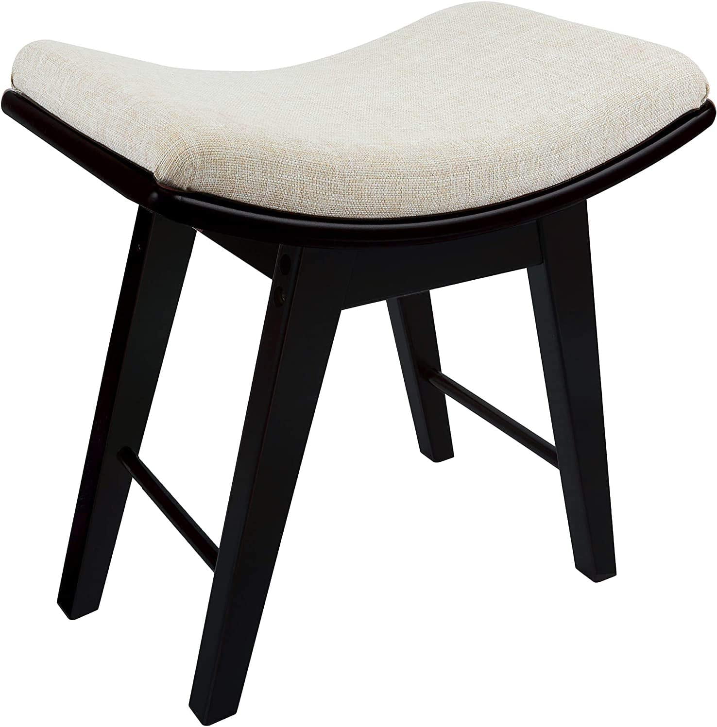 Vanity Stool, Modern Makeup Dressing Stool with Concave Seat Surface ...