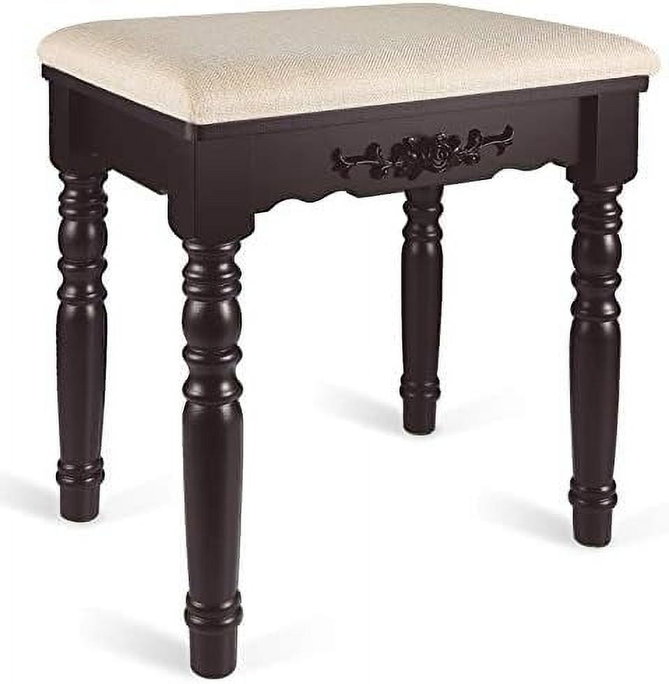 Vanity Stool, Modern Makeup Dressing Stool with Concave Seat Surface ...