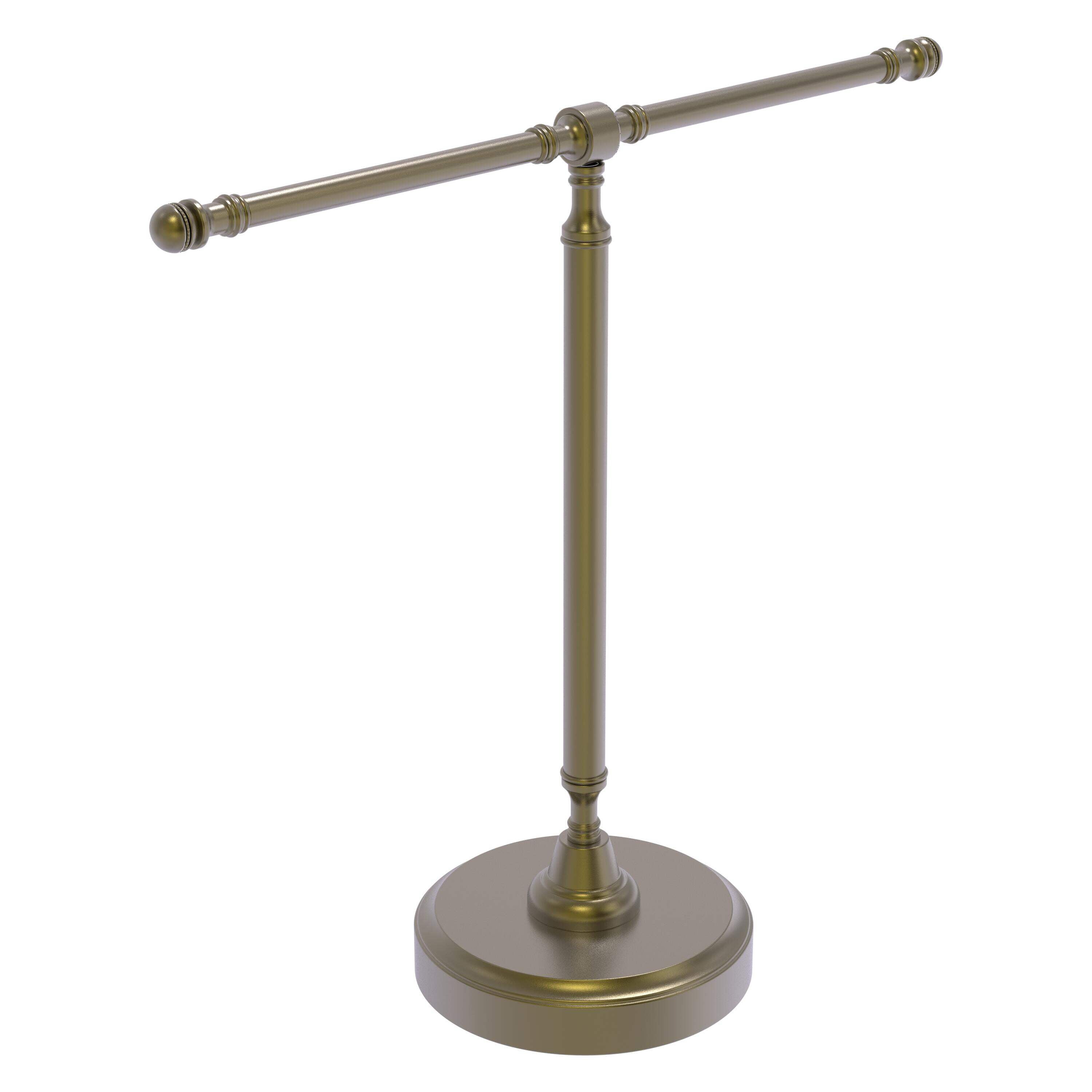 Vanity Top 2 Arm Guest Towel Valet - Antique Brass - Walmart.com