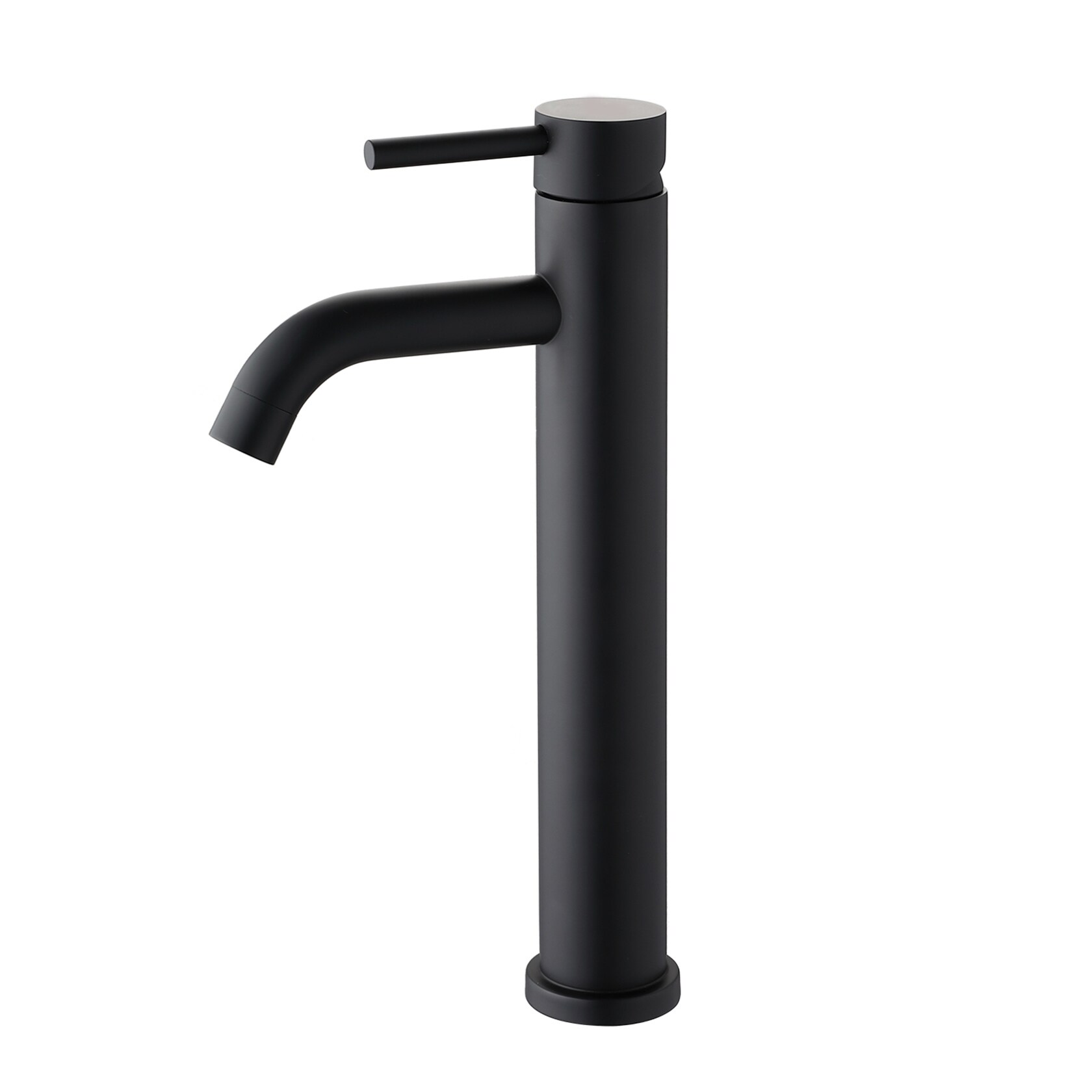 Vanityfair Modern Single Hole Bathroom Vessel Sink Faucet Matte Black ...