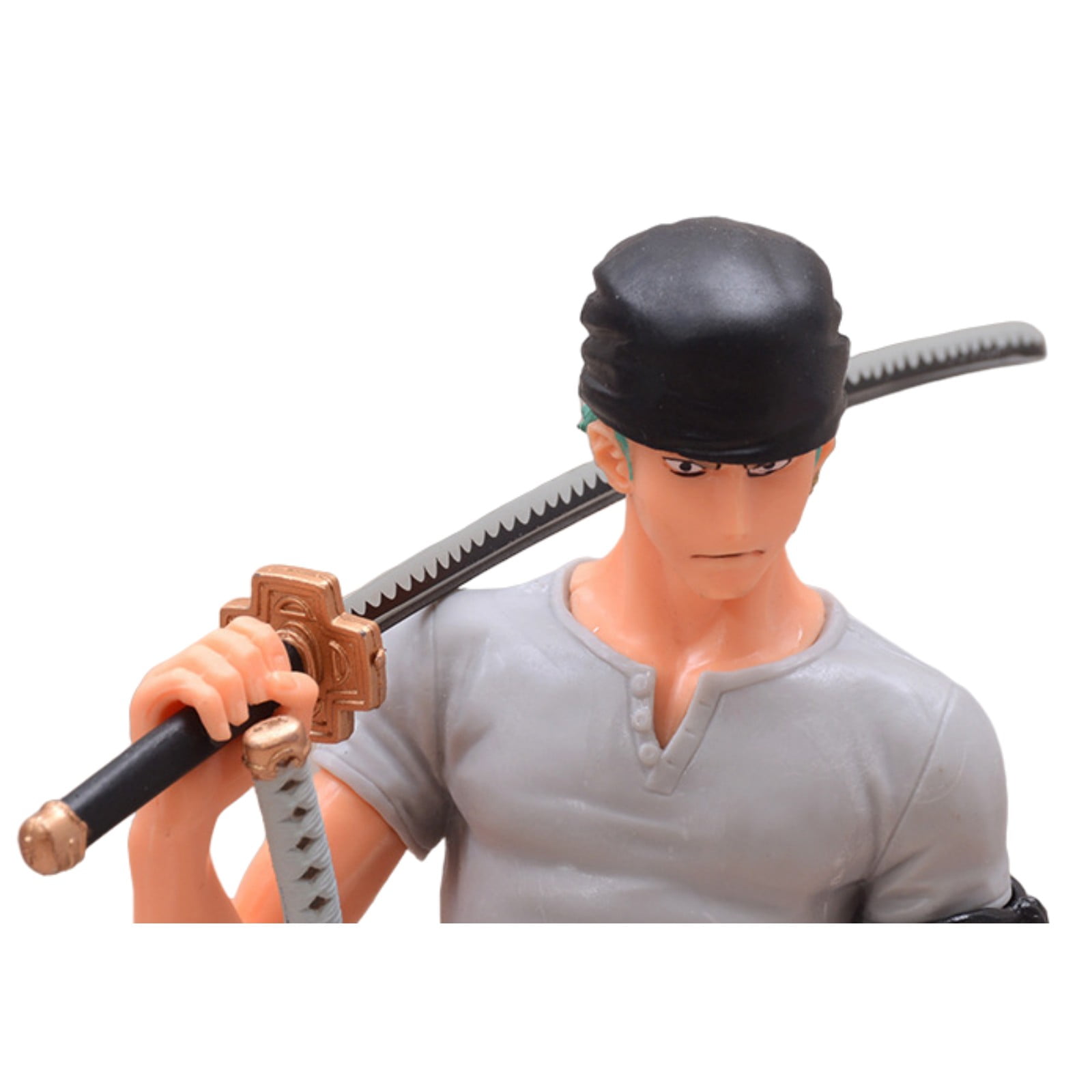 Vanlemn 23cm Roronoa Zoro Figure（Head replaceable）Anime Action Figures ...