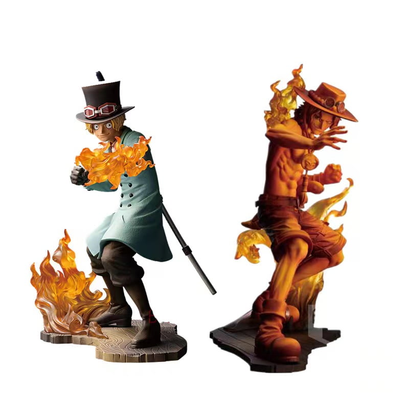 Vanlemn Anime One Piece Flame Sabo Ace Theater Edition model boxed hand ...