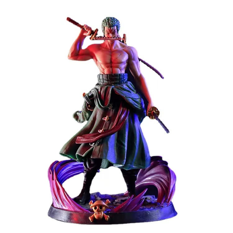 Vanlemn Anime One Piece - Roronoa Zoro hand-made model decoration 11.02 ...