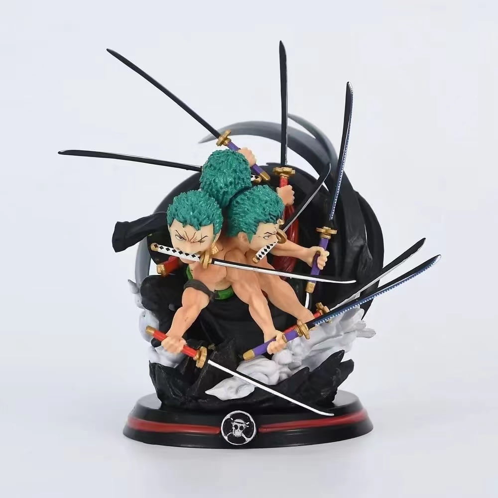 Vanlemn Anime One Piece Zoro Onishima vs Kaido Black Rope Tornado ...