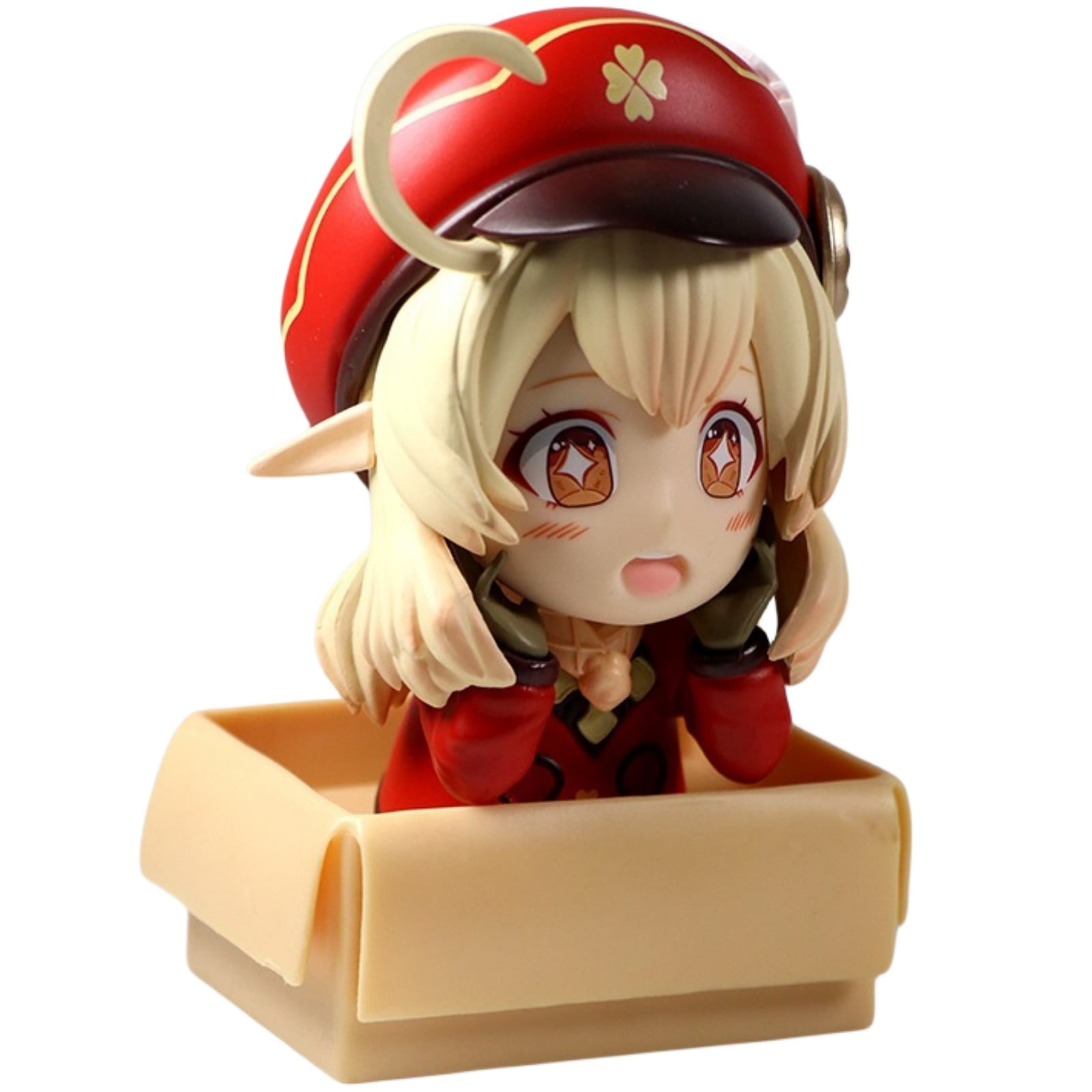 Vanlemn Carton Q plate Klee Figure PVC Model Decoration Statues Anime ...