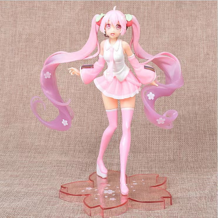 Vanlemn Miku Sakura Figure Pink Sakura Version Anime Figure Birthday ...