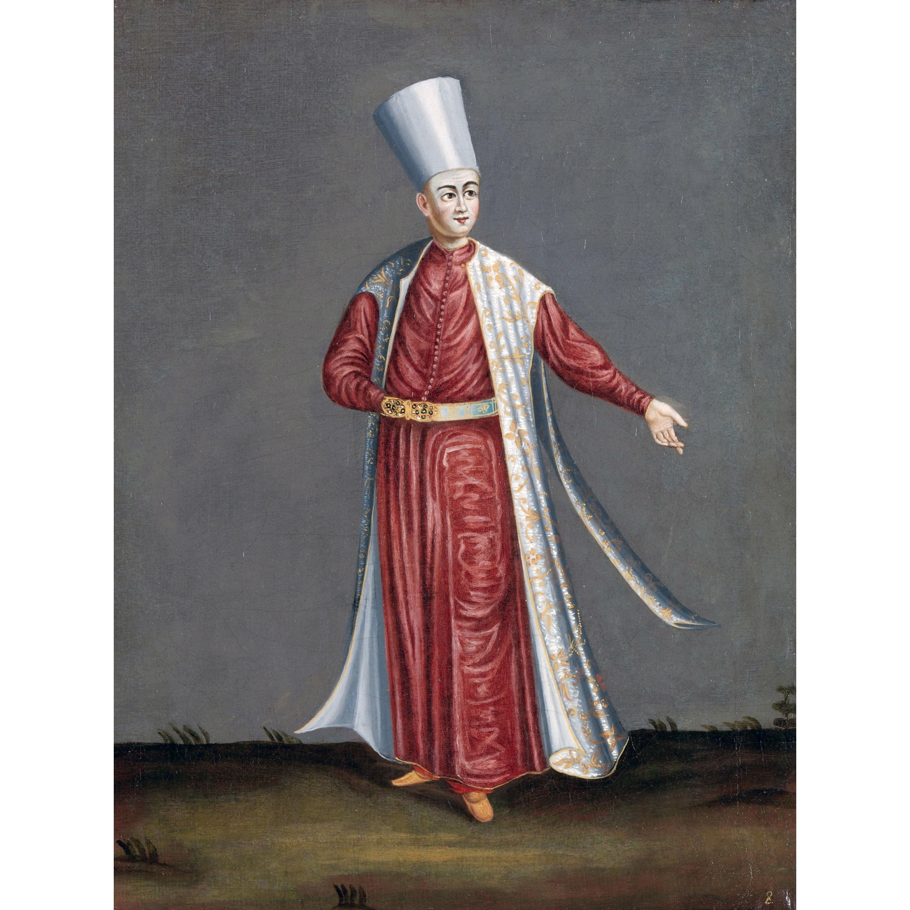 Vanmour Capon Aghassi Chief White Eunuchs Sultan Extra Large XL Wall ...