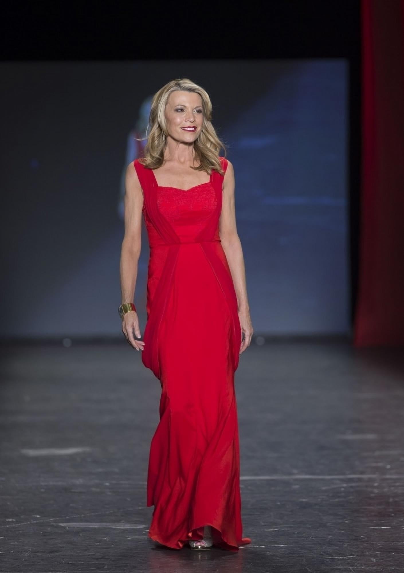 Vanna White On The Runway For Go Red For Women Red Dress Collection ...