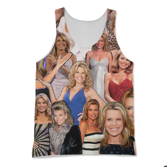 Vanna White Wheel of Fortune Photo Collage Tank Top - Walmart.com