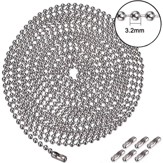 Vannise 36 inch Stainless Steel Pull Chain, Rustproof, Great Pulling ...