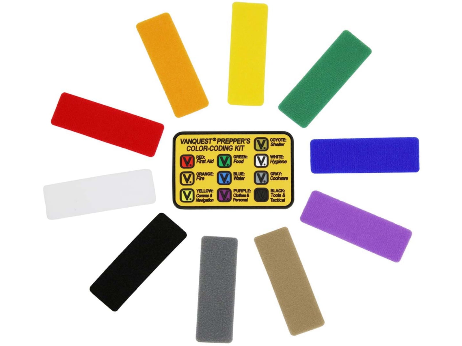 Vanquest Gear Preppers Color-Coding Kit, Multiple - Walmart Business ...