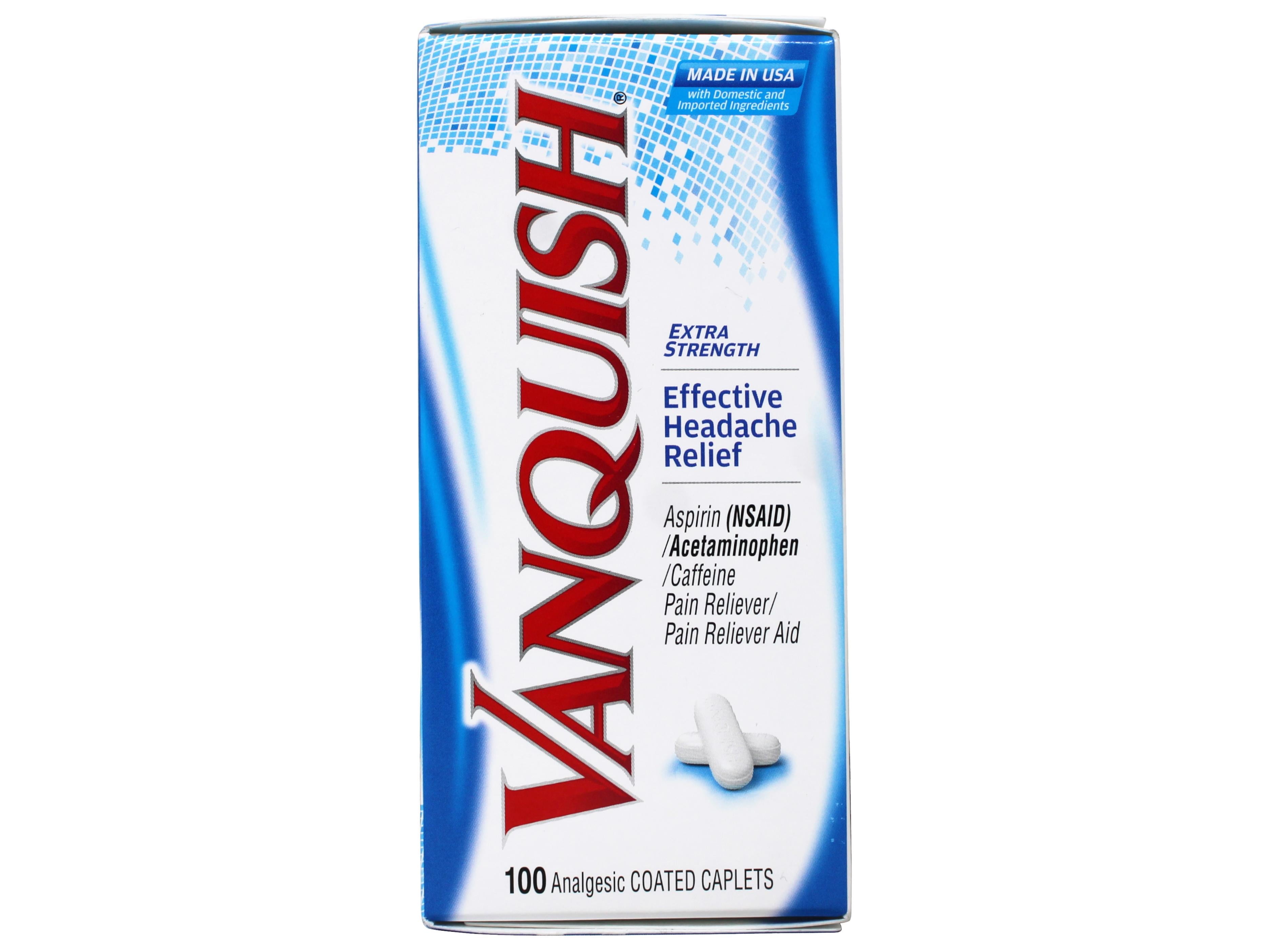 Vanquish Effective Headache Relief – Aspirin (NSAID), Acetaminophen ...
