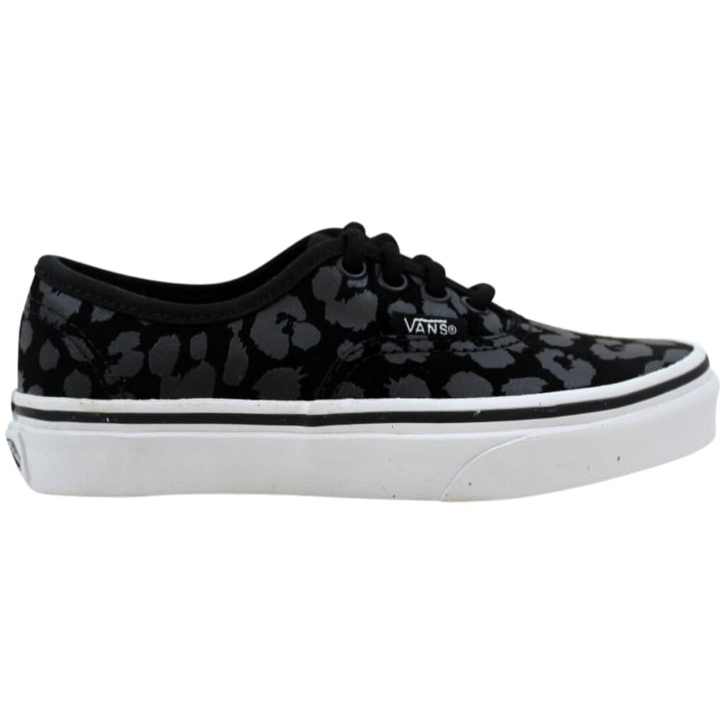 Vans Authentic Black Leopard Suede VN0A38H3ONX Pre-School Size 3Y ...