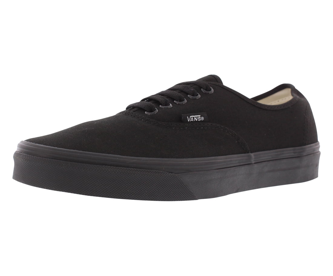 Vans Authentic Unisex Black Canvas Skateboard Shoes, Size 11, Model ...