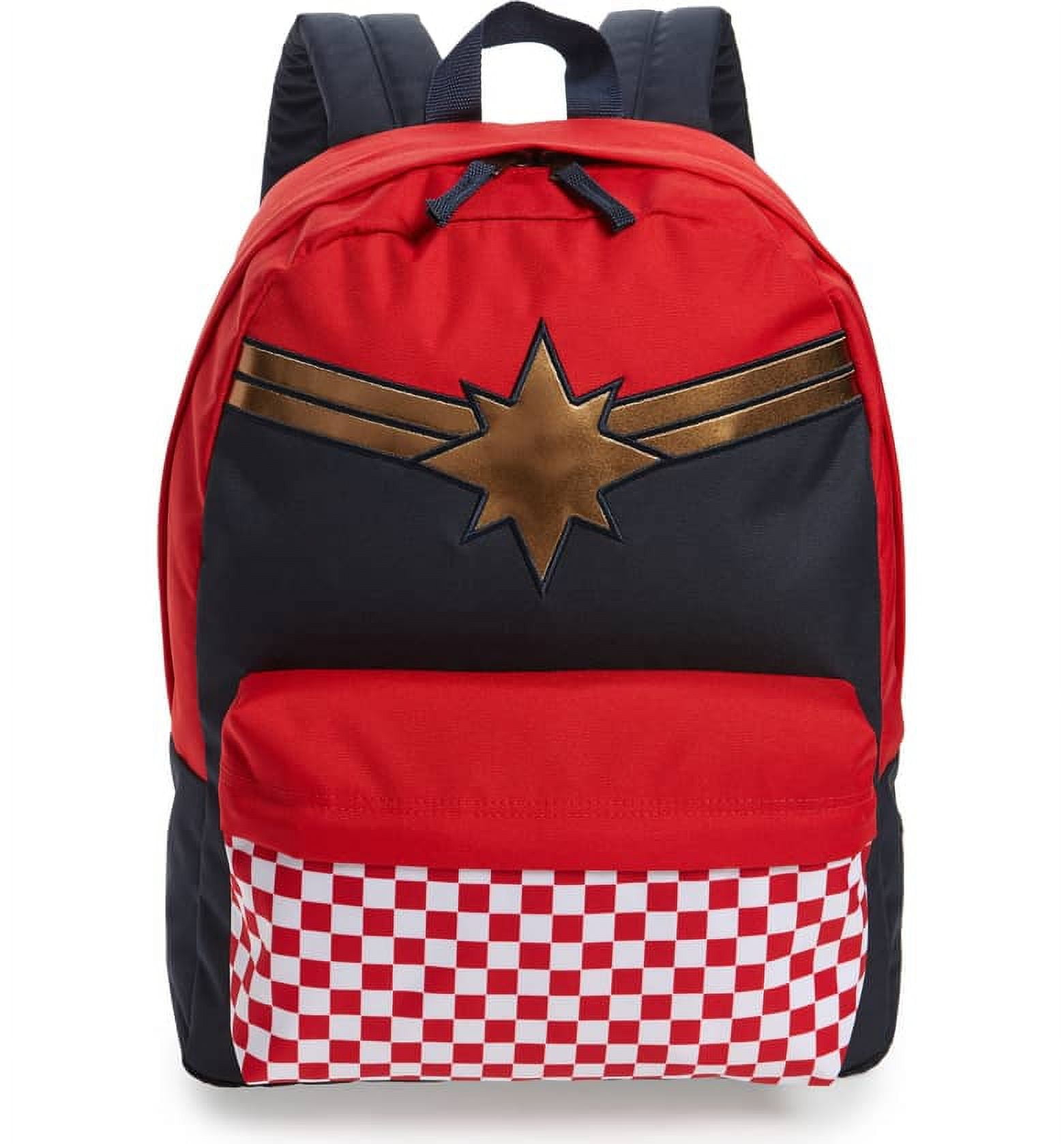 Vans Captain Marvel Backpack Racing Red - Walmart.com