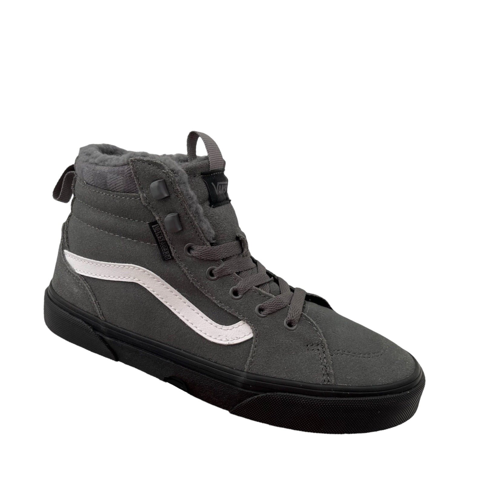 Vans Filmore Youth Boy's Suede High-Top Lined Sneaker Size 4Y Gray ...