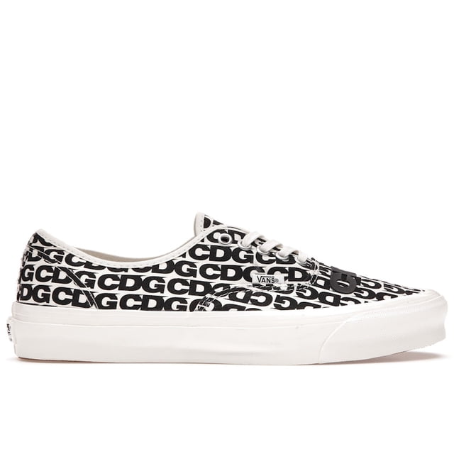 Vans Men's Authentic Comme des Garcons Black Heel Tab (Curved Rubber ...