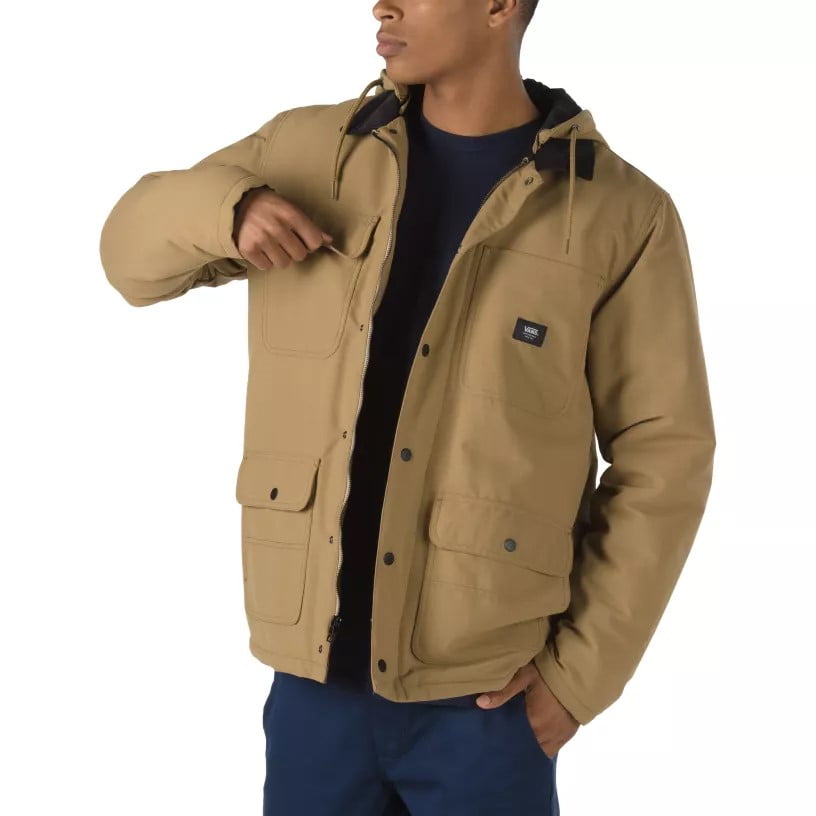 Vans Men's Drill Chore Mte Coat Dz9 Dirt L - Walmart.com
