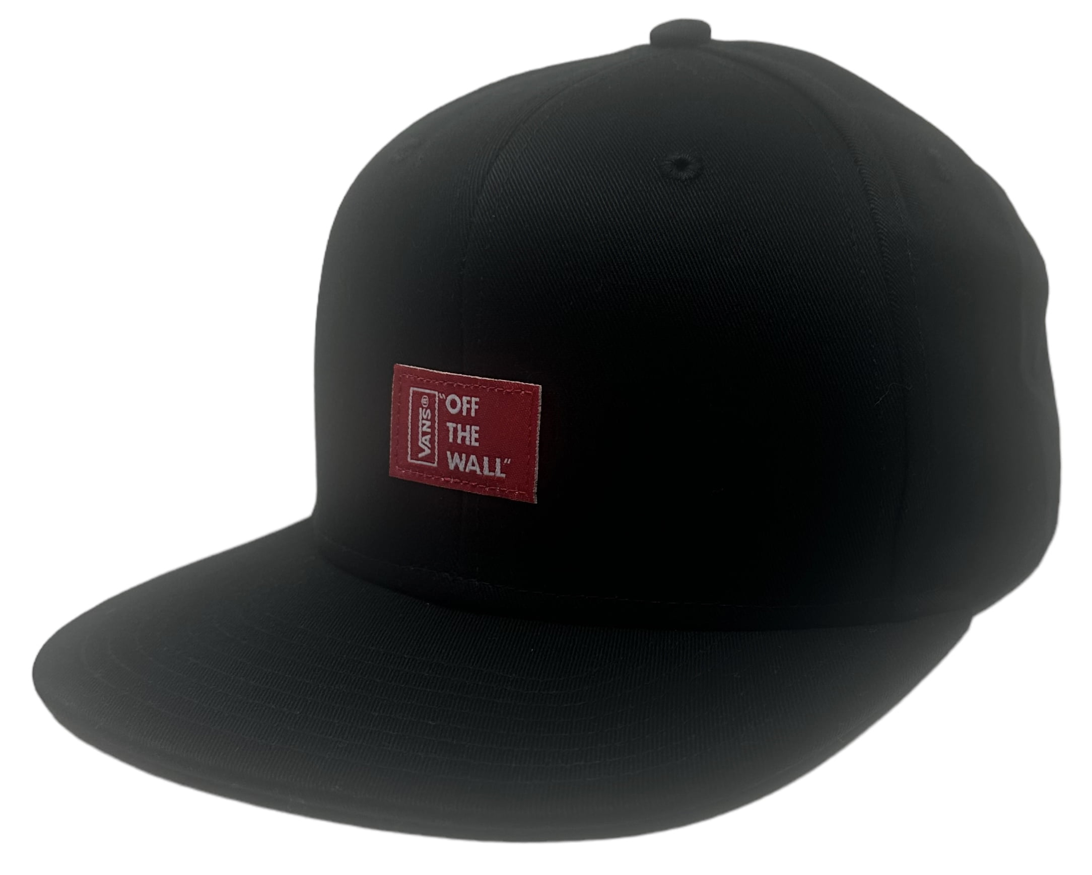Vans Off The Wall Men's Classic Logo Patch Snapback Hat Cap in Black ...
