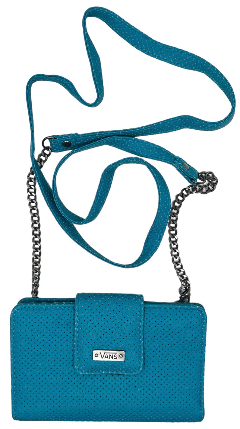 Vans Off The Wall Women's Jenna Faux Leather Perforated Crossbody Chain ...