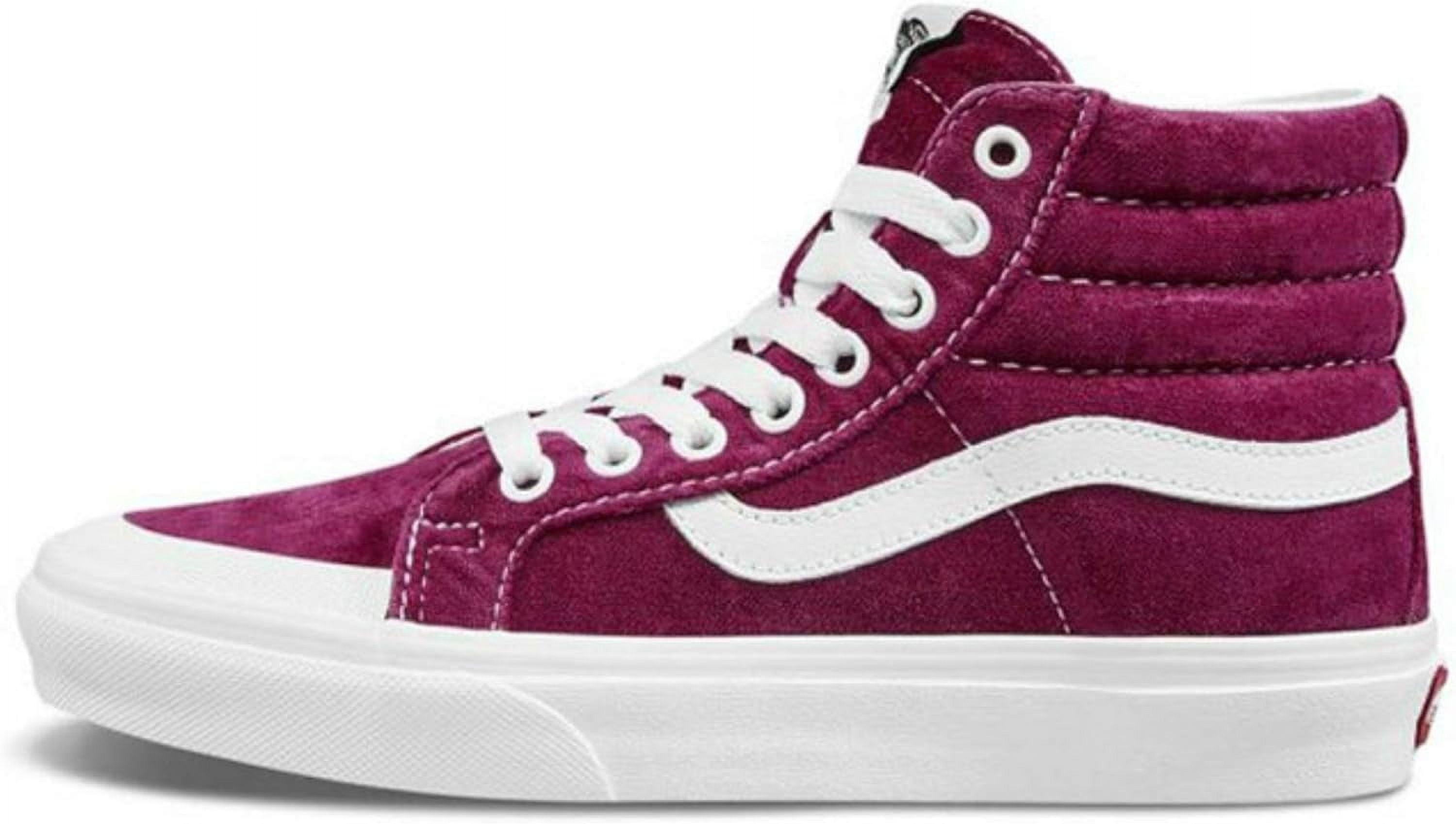 Vans Sk8 - Hi Reissue 13 Fashion Sneaker Shoes 8 (Velvet) Beet Red/True ...