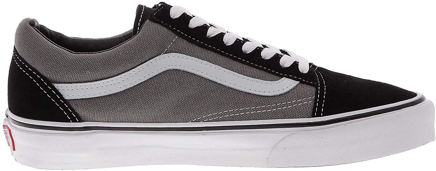 Vans VN000KW6HR09.5 Old Skool Classic Unisex Skate Shoes, Black ...