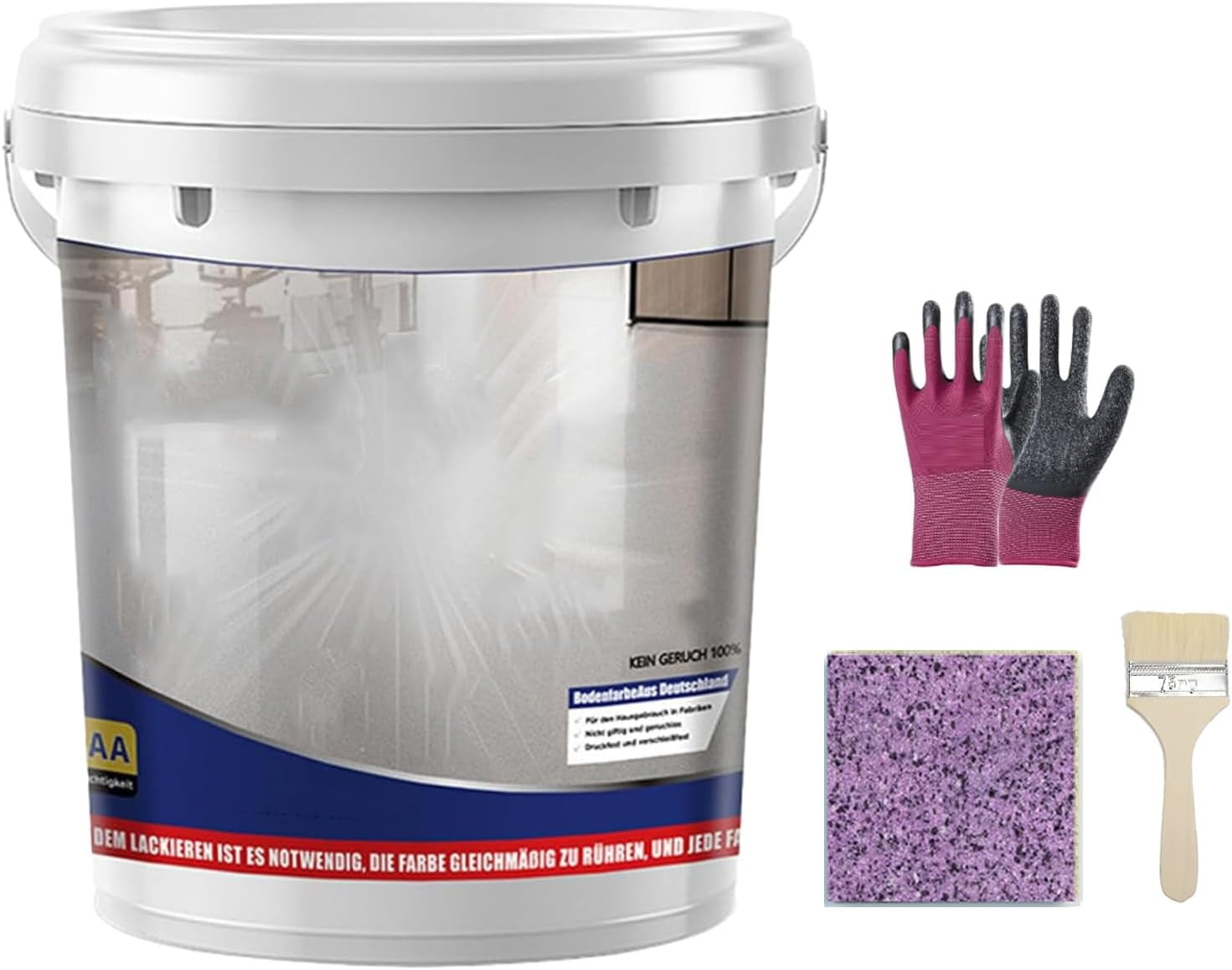 Vansen Floor Paint, Epoxy Colored Sand Floor Paint, High Gloss Marble Finish Epoxy Floors ...