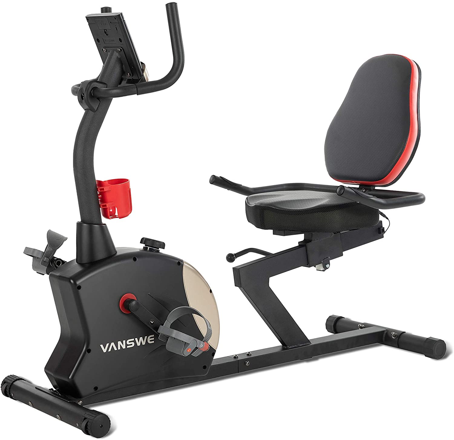 Marcy Magnetic Recumbent Exercise Bike NS-1206R - Walmart.com