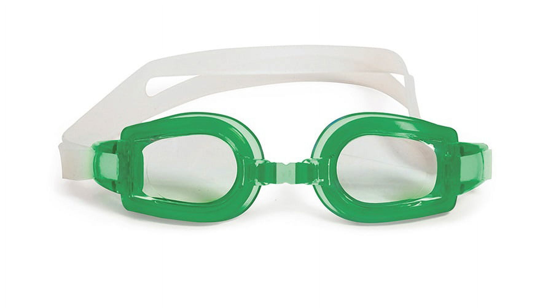 6" Green Vantage Competition Adjustable Swimming Pool Goggles - Walmart.com